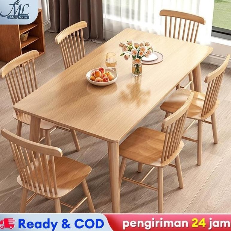 Solid woodMinimalist Dining Table solid wood dining table Dining Table ...