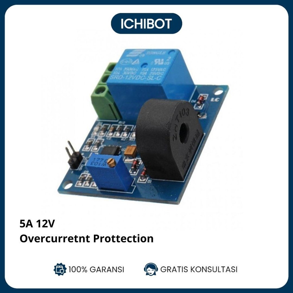 5a 12v Overcurrent Protection Sensor Module Ac Current Detection Sensor 12v Relay More Current