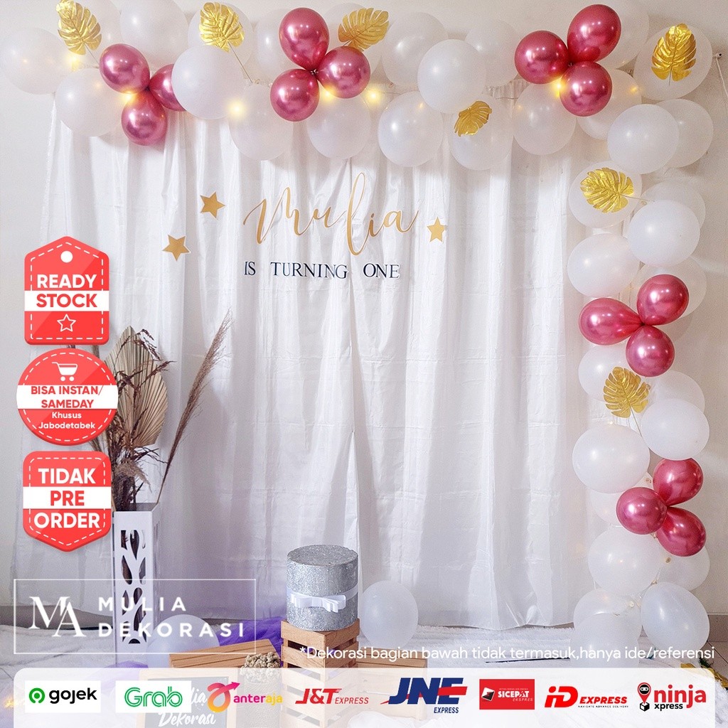 Elegant Aesthetic Birthday Backdrop Children's Decoration Is Turning ...