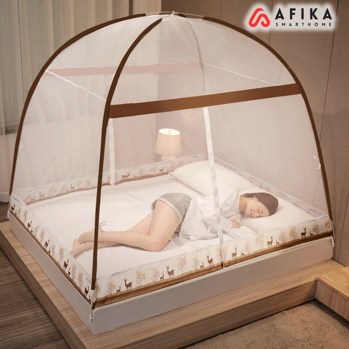 TENDA Anti-mosquito Net Tent Style Bed Mosquito Net 120 x 200 cm ...