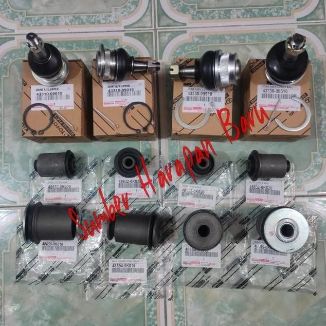 Ball Joint and Upper Lower Arm Bushing Set Hilux SC (1Set 12pc ...