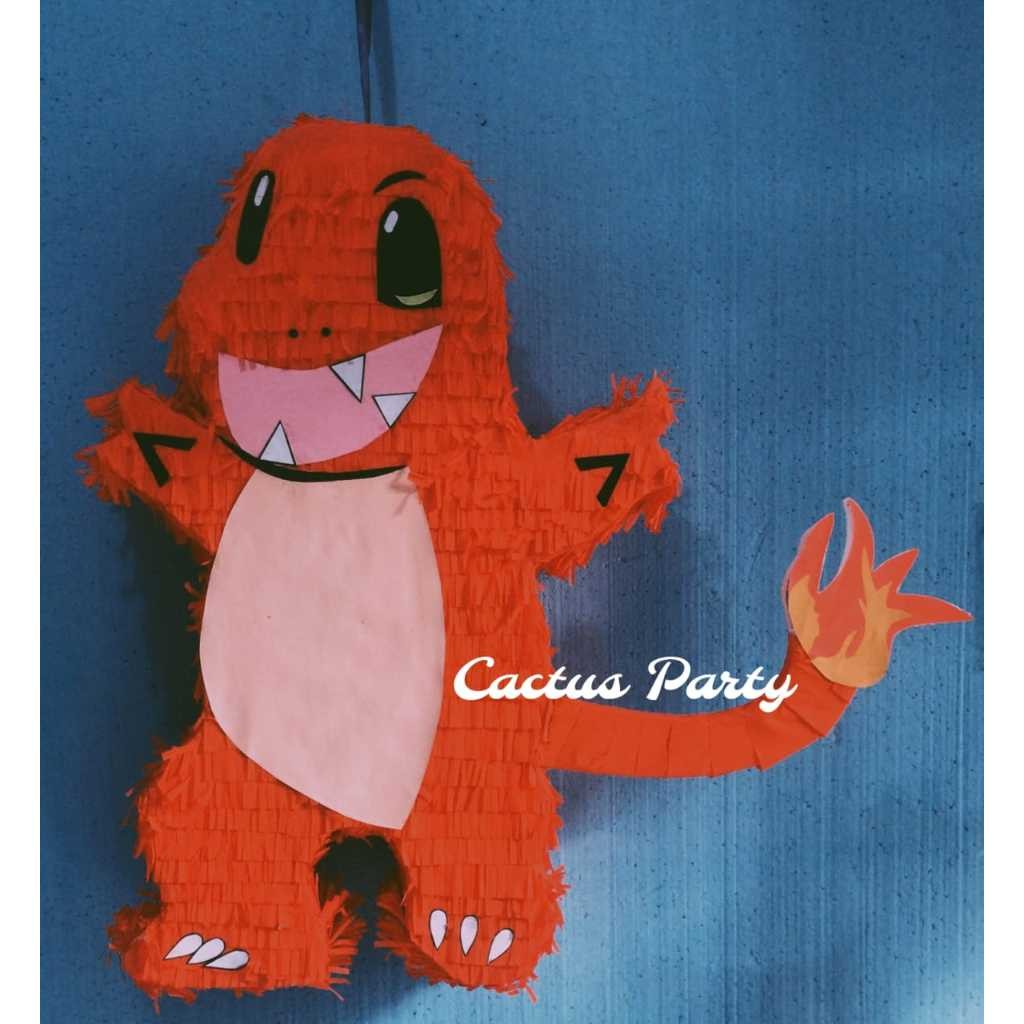 Pokemon Charmander Motif Birthday Character Pinata/Pull Pinata | Shopee ...