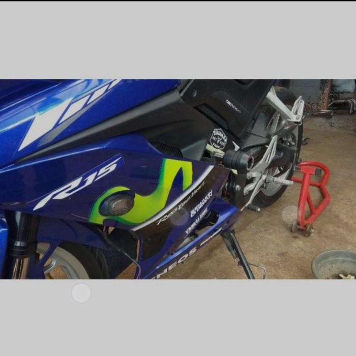 Original R15 v3 XSR Vixion R body protector slider Frame | Shopee Malaysia