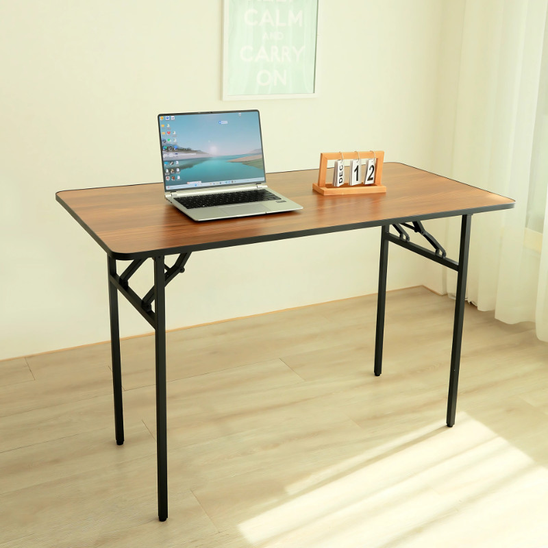 KAYU Study Desk Iron Office Desk Work Desk Meeting Table Portable ...