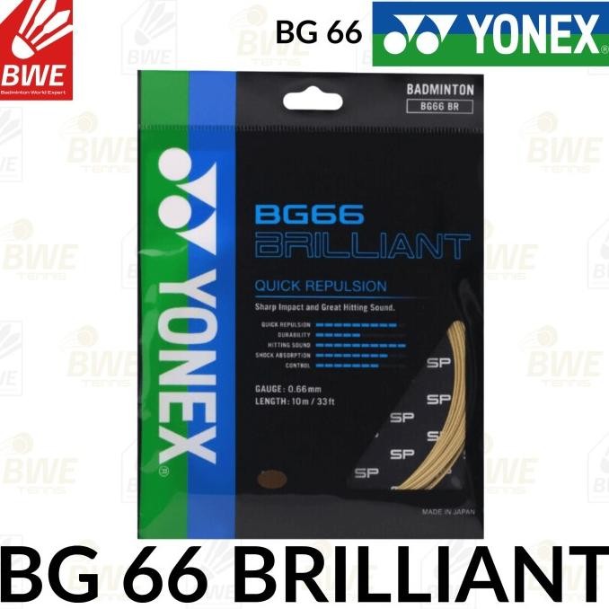 YONEX BG 66 BRILLIANT STRINGS MADE IN JAPAN - BADMINTON BADMINTON ...