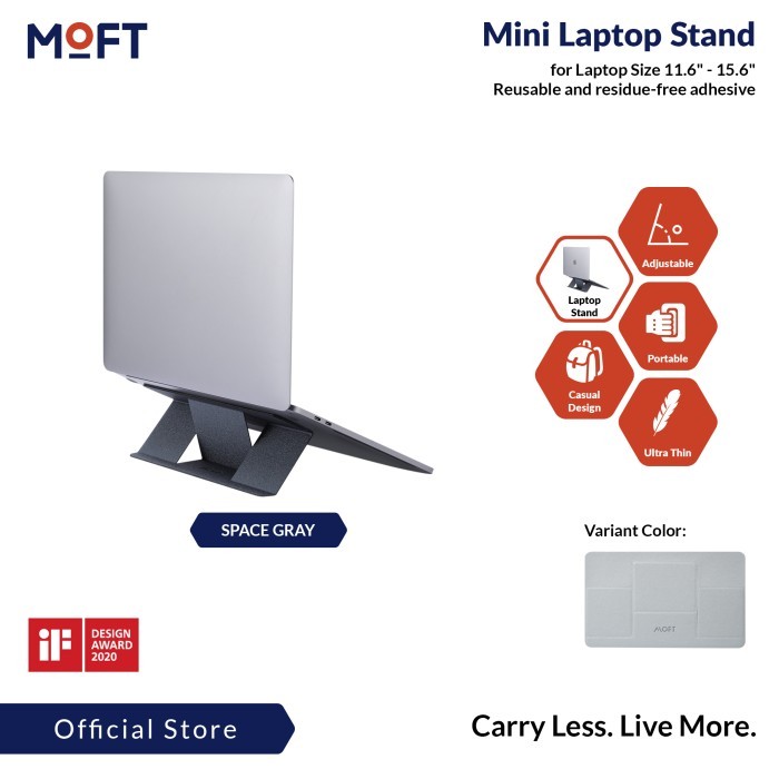 Moft Mini Adhesive Laptop Stand / Laptop Stand / Laptop Coaster ...
