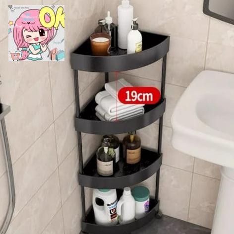 Gv23 Multi-Purpose Stacking Rack 3 And 4 Tier Cosmetic Rack Triangle ...