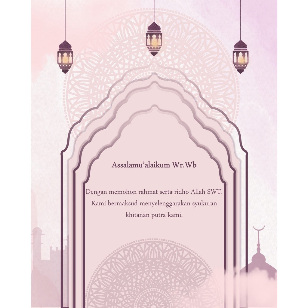 Digital INVITATION / VIDEO CIRCUMCISION INVITATION / TASYAKURAN W1 ...