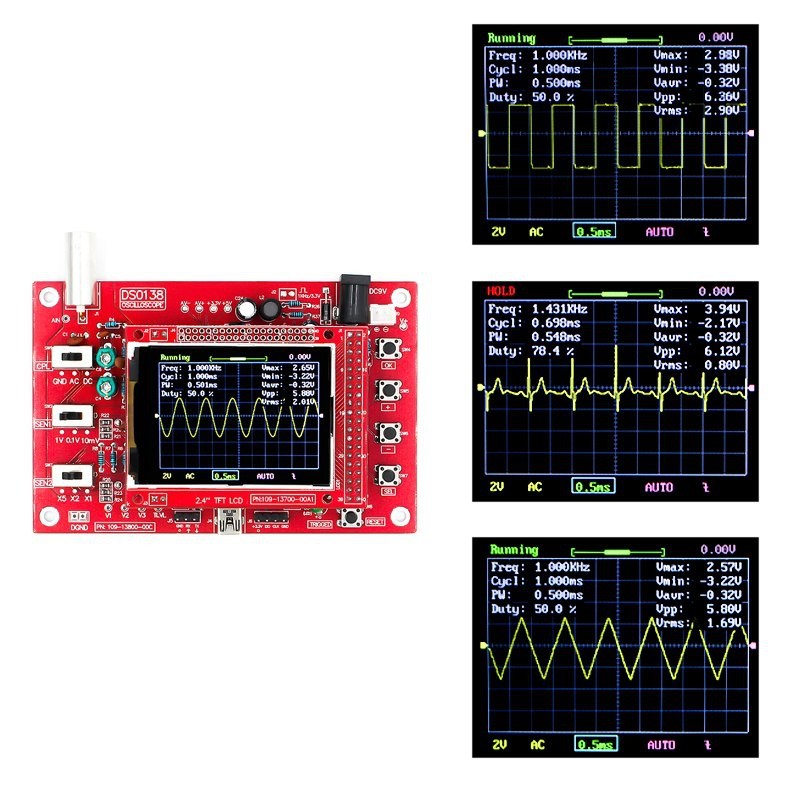 New Digital Oscilloscope DSO138 Module Kit Oscilloscope Oscilloscope 2. ...