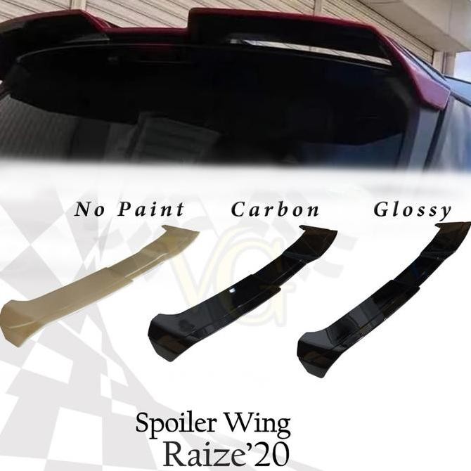 Limited Original Toyota Raize / Rocky 2020 Spoiler | Shopee Malaysia