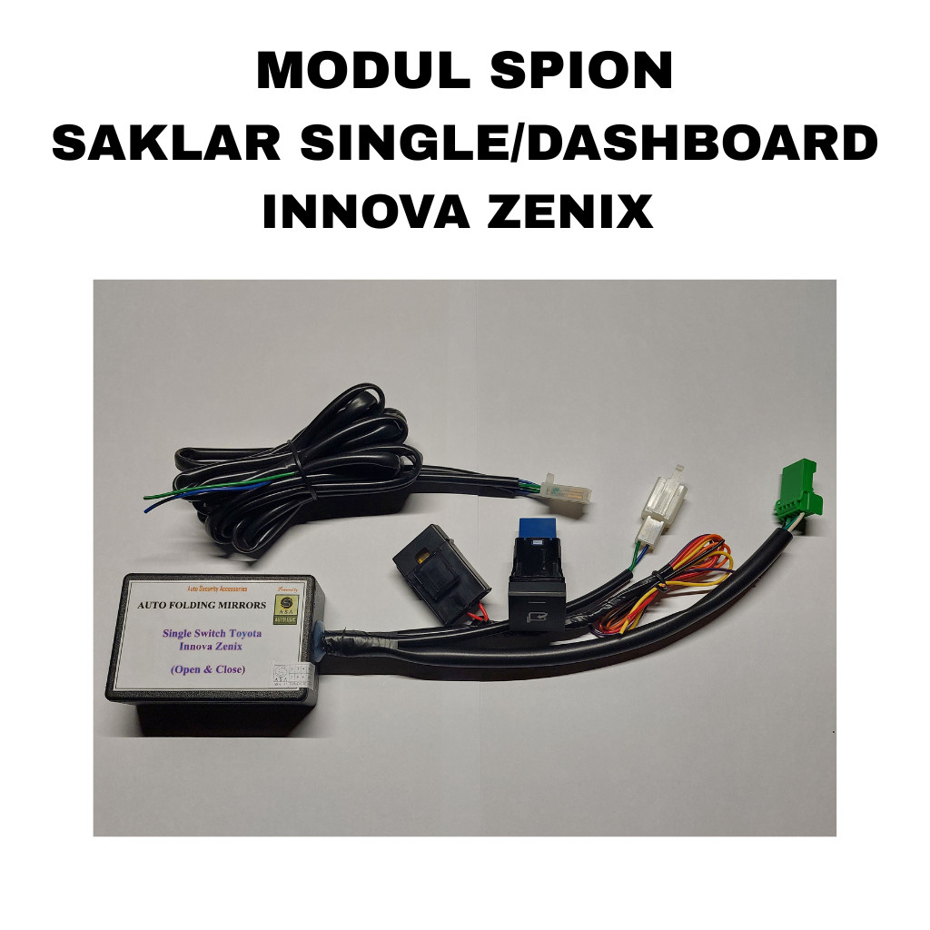 INNOVA ZENIX SINGLE SWITCH MIRROR MODULE/DASHBOARD+SAKLAR+CABLE SET ...