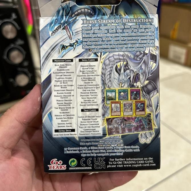Yugioh Saga of the Blue Eyes White Dragon Structure Deck Rare Original | Shopee Malaysia