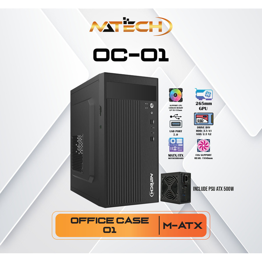 Natech OC-01 USB 2.0 OFFICE CASING | Shopee Malaysia