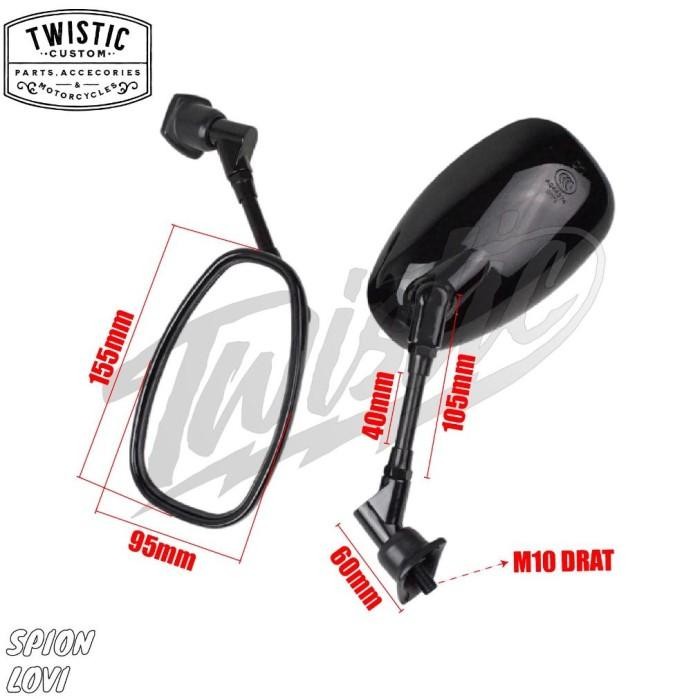 Dks45- Oval Lovi Motorcycle Mirrors Benelli Patagonian Eagle 250 Keeway ...