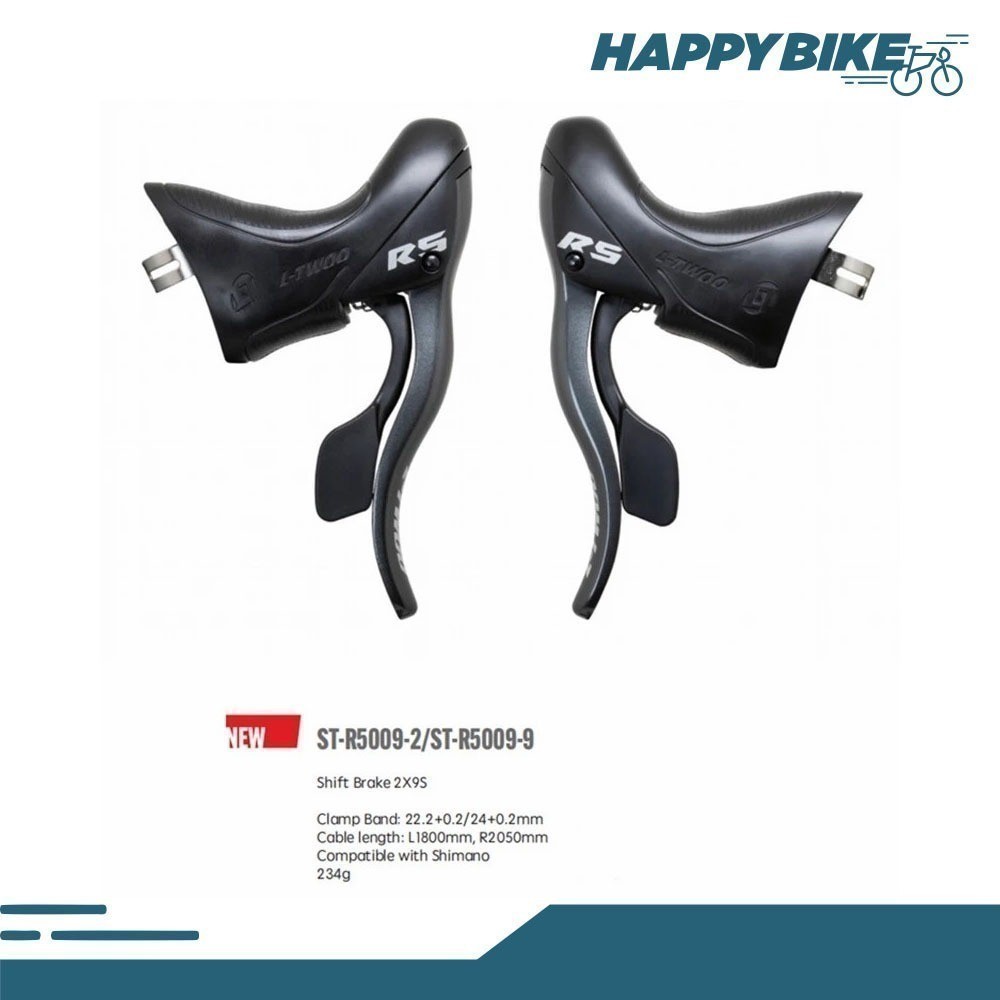 Happy BIKE LTWOO BRIFTER BIKE 2 X 9 LTWOO R5 BRAKE SHIFTER (Includes ...