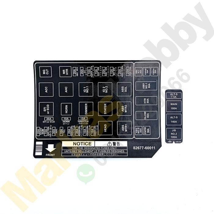 Original and Trusted Land Cruiser Vx 100 Cygnus Lexus 470 Fuse Box ...