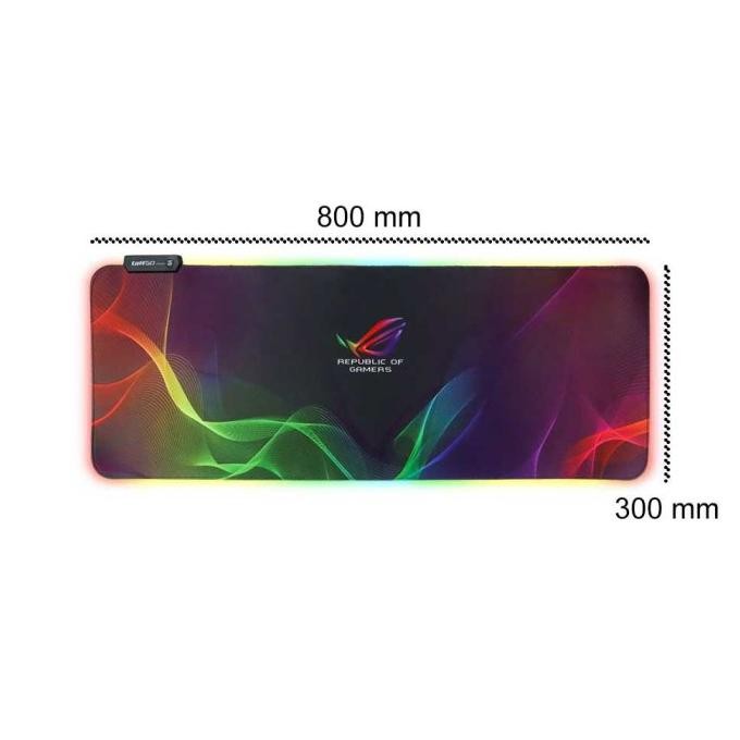 Mouse Pad ASUS ROG Gaming Mousepad Illuminated Lampu RGB Keren Mausepad ...