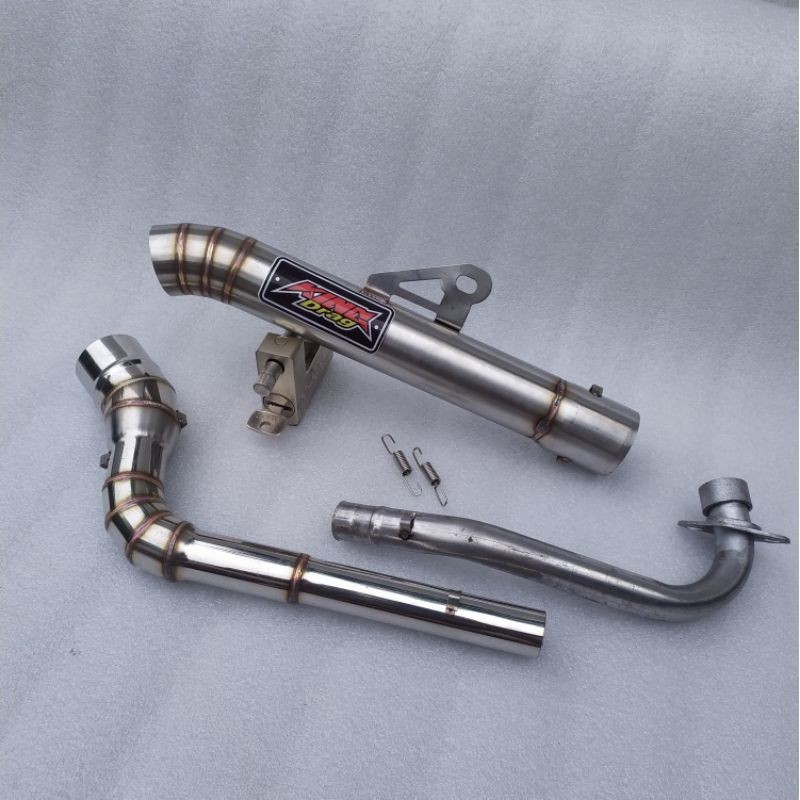 King DRAG Super open spec pipe exhaust tube type inlet 51mm 1set for ...