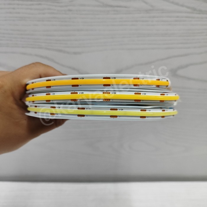 Henseki 12v 480LED COB Led Strip Lights 5meter Dotless Strip Lights ...