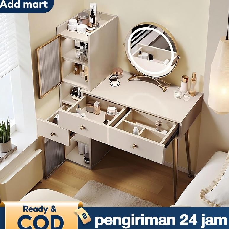 Aesthetic Dressing Table Sliding Dressing Table Make up Table ...