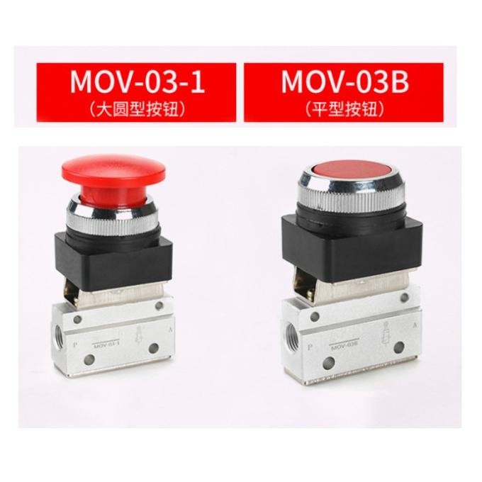 Pneumatic Mechanical Valve Mov-1 Mov-2 Mov-3 Manual Valve Air Switch ...