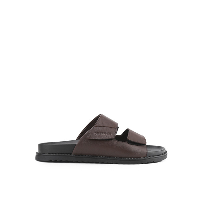 Obermain Men's Sandals ELGAN RICO Dark Brown OJ6331DBR | Shopee Malaysia