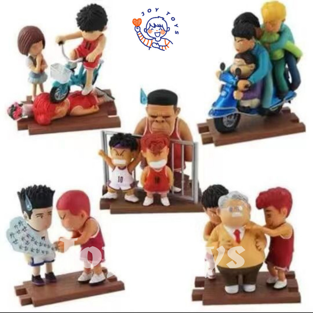 Slam DUNK MINI DIORAMA 5 PCS 540 FIGURE TOYS | Shopee Malaysia