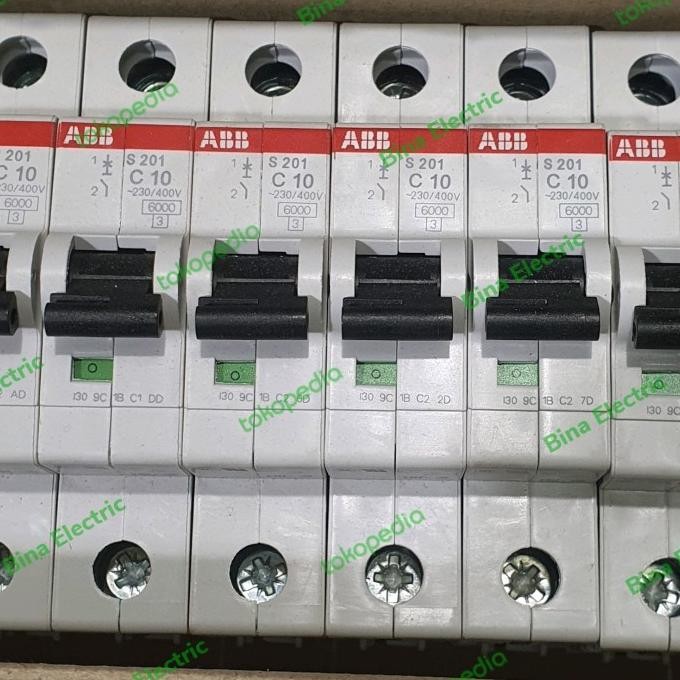 MCB ABB S201 1P 10A 6kA / MCB ABB 1 Phase 10 Ampere 6kA | Shopee Malaysia