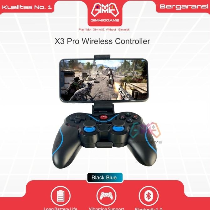 Gamepad Stick X3 Pro Wireless Bluetooth Hp Android Ios Pc Laptop Smart ...