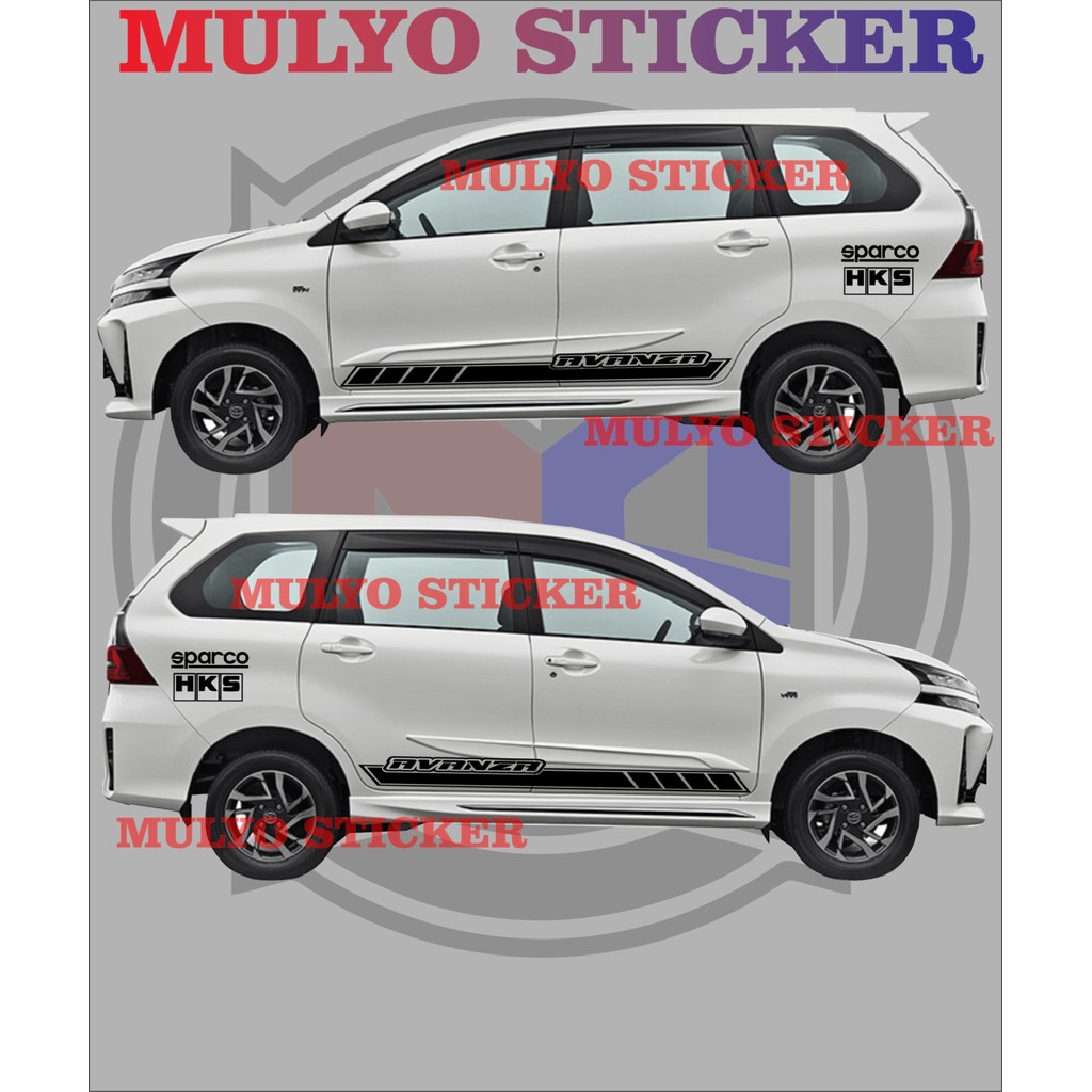 Cutting AVANZA CAR sticker, newest body sticker list | Shopee Malaysia
