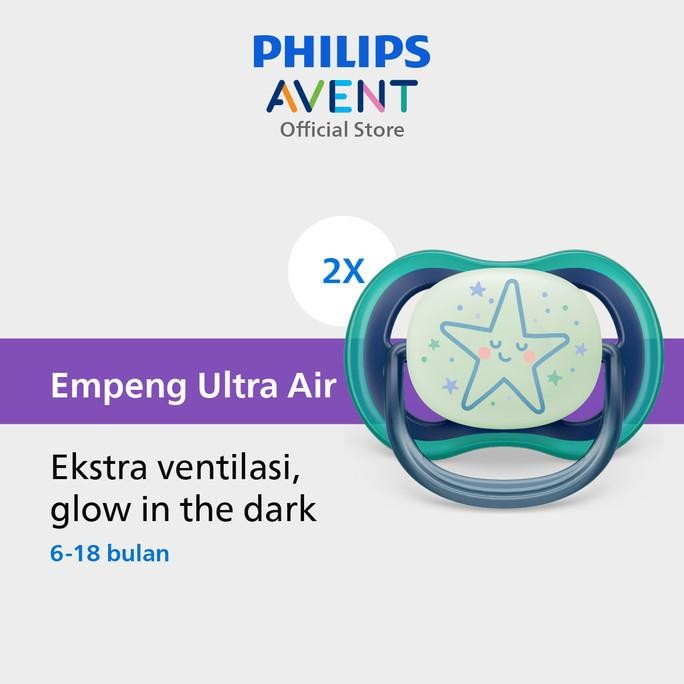 Philips Avent | Baby Pacifier / Baby Soother | Ultra Air Glow In The ...