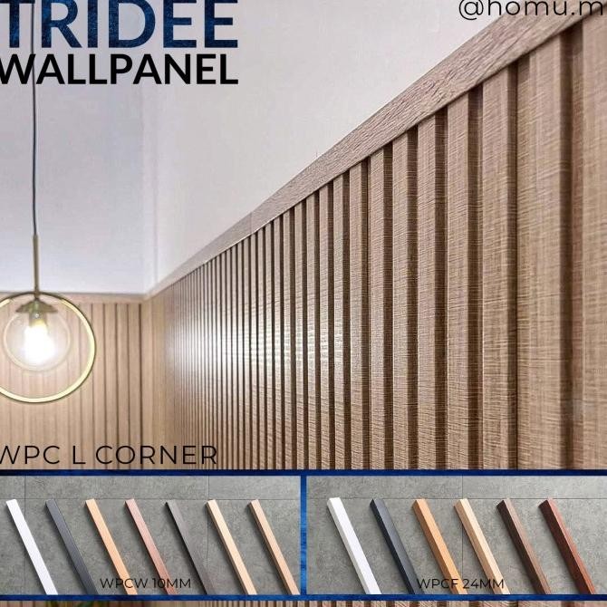 Wpc WOOD PANEL ACCESSORIES | Wpc L CORNER | 290cm | Shopee Malaysia