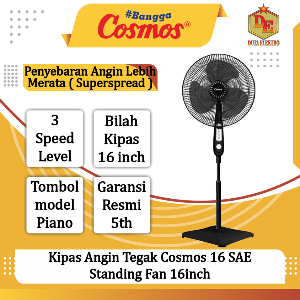 Cosmos 16 SAE Standing Fan 16 inch Standing Fan | Shopee Malaysia