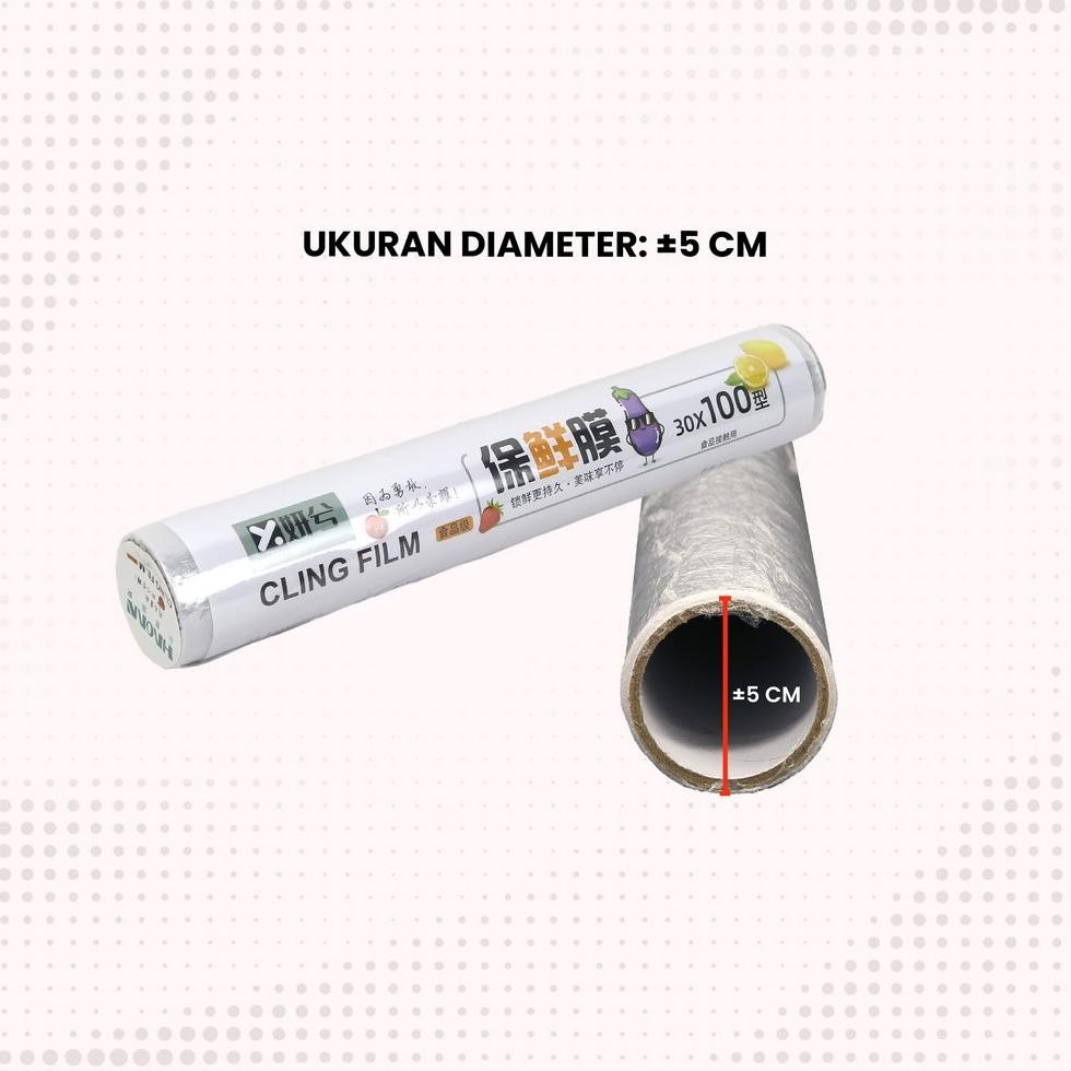 Plastic Wrap Roll 30CM x 10METERS Transparent Fruit and Vegetables ...