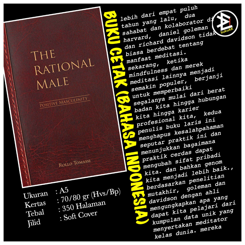 The Rational Male Book - Positive Masculinity - Rollo Tomassi | Shopee ...