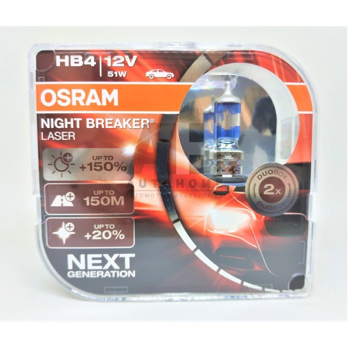 Original Osram Hb4 9006 Nbr Night Breaker Laser 12V 51W | Shopee Malaysia