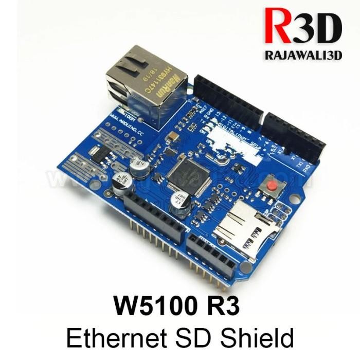 Arduino W5100 R3 Ethernet SD Card Shield Module Board | Shopee Malaysia