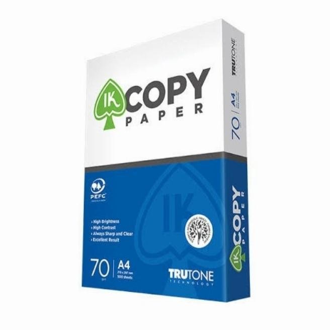1 Box of hvs A4 IK Copy Paper (5 rims) by Radhiant official | Shopee ...