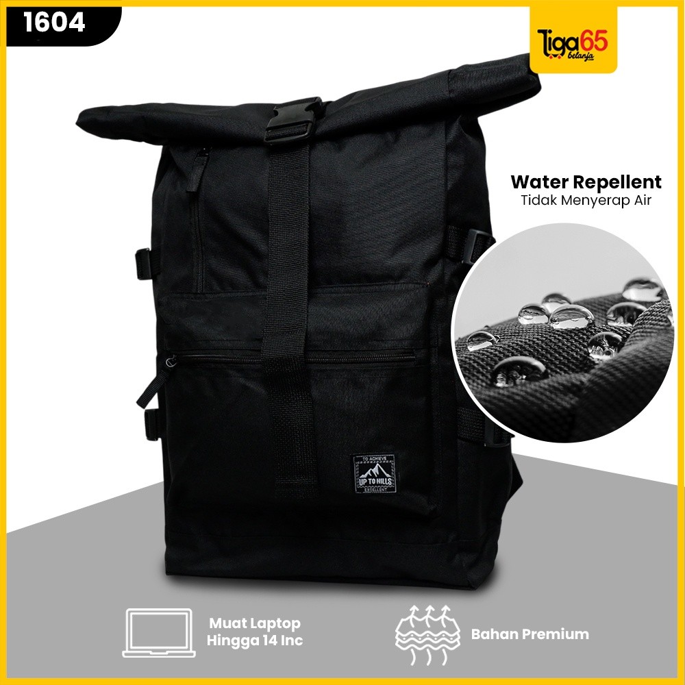 Up To Hills Antelope Backpack (1604) Black / Laptop Bag Men Women 16 ...