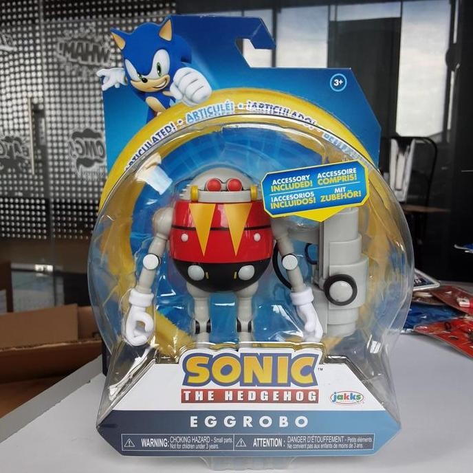 Jakks Pacific Sonic The Hedgehog EGGROBO with Blaster 4 inch | Shopee ...