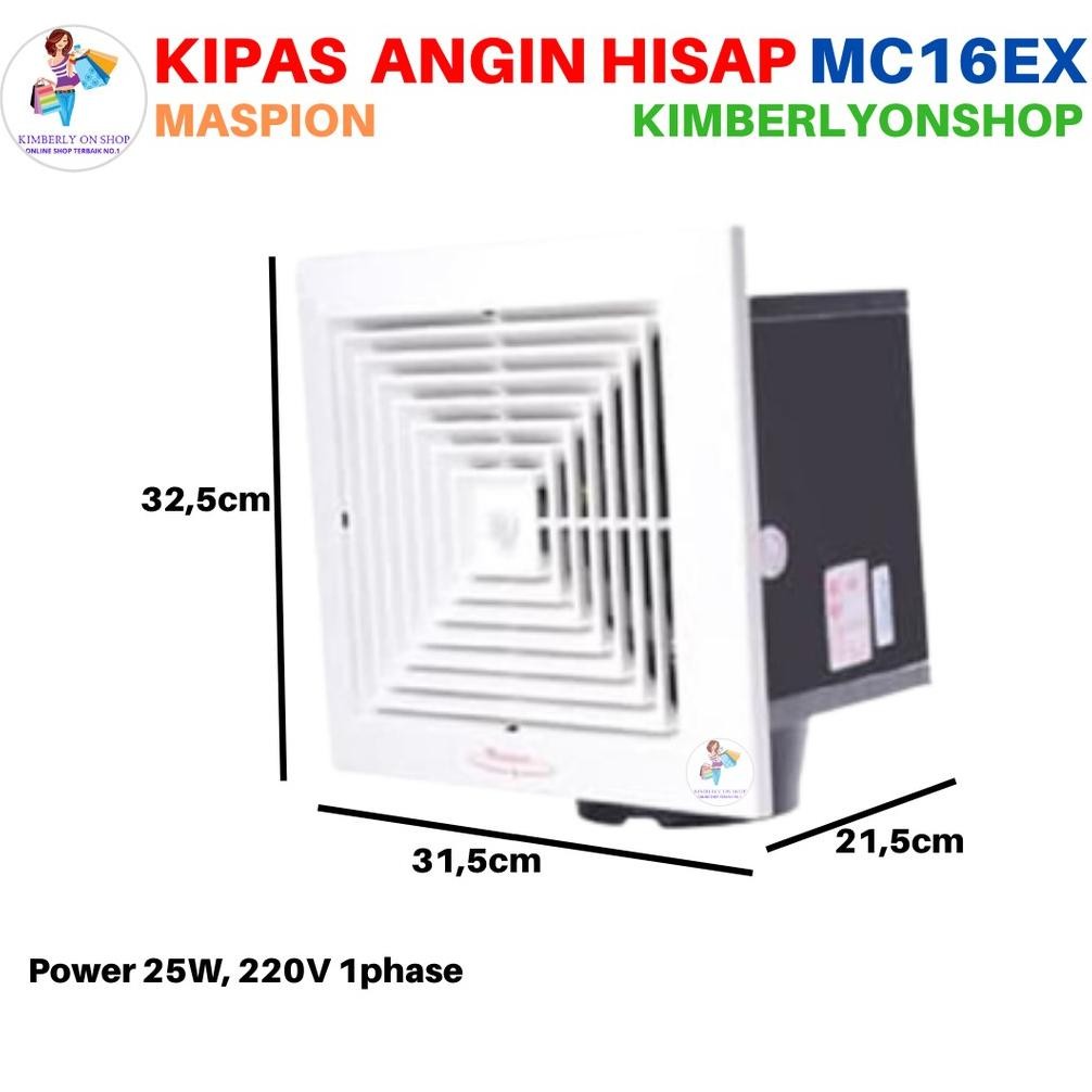 Exhaust Ceiling Ventilang Fan Maspion Mv16Ex Trending Fan | Shopee Malaysia