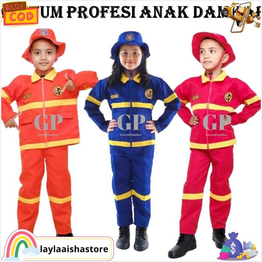 Children's Professional Firefighter Uniform Little Profession ...
