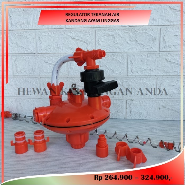 MERAH Red Poultry Chicken Cage Nipple Water Pressure Regulator | Shopee ...