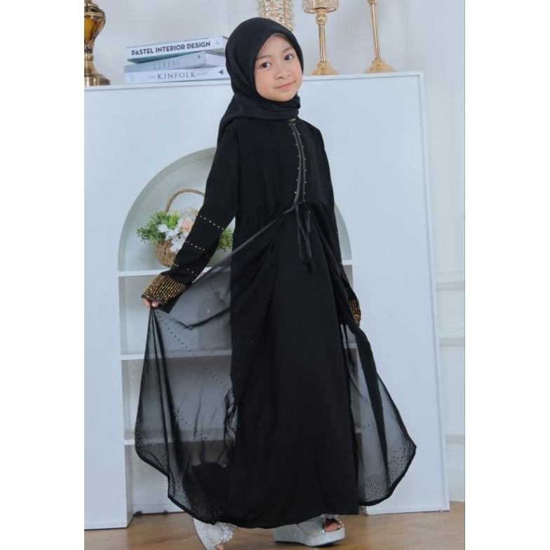 HITAM Gallery EXCLUSIVE ABAYA BLACK SYARI GAMIS EMBROIDERED TURKEY ...