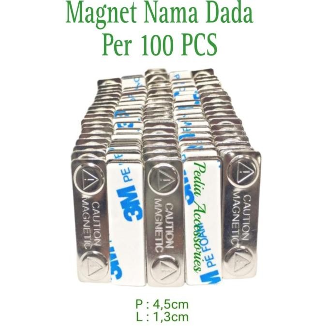 NEWEST - Original Premium Magnet Name Chest Magnet Name Tag - per ...