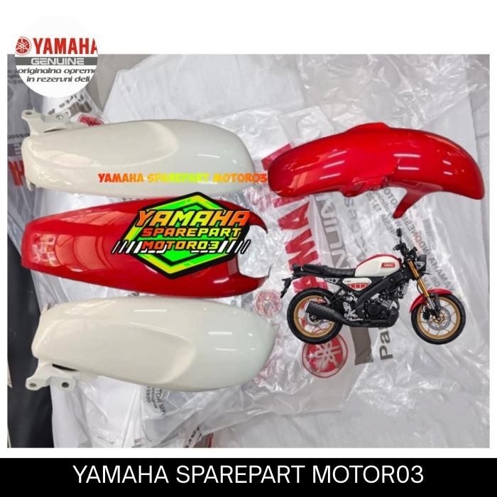 PUTIH Xsr 155 TANK COVER ORIGINAL YGP WHITE SET Original | Shopee Malaysia