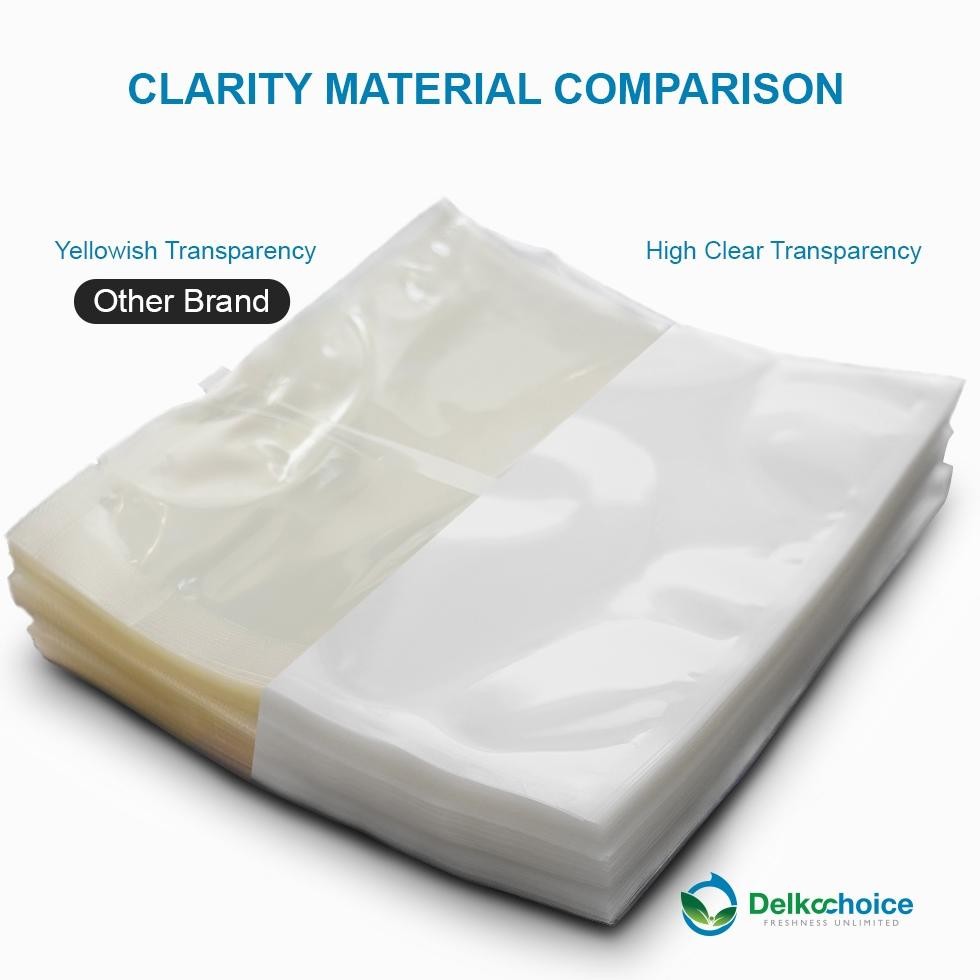 Food Vacuum Bag 12x17cm EMBOSS PLAIN Plastic Vacuum Bag DELKOCHOICE ...