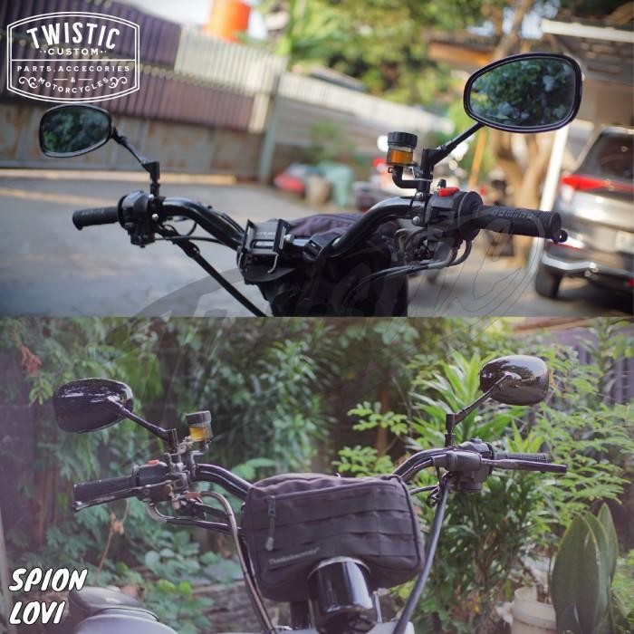 Oval Mirror Lovi Motorcycle Benelli Patagonian Eagle 250 Keeway SCR 250 ...