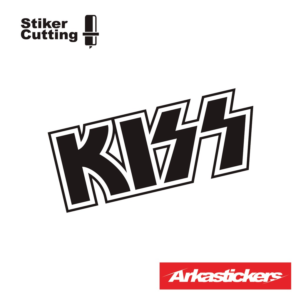 CAHAYA KISS Cutting Sticker for Motorcycles, Cars, Helmets, etc. can be ...