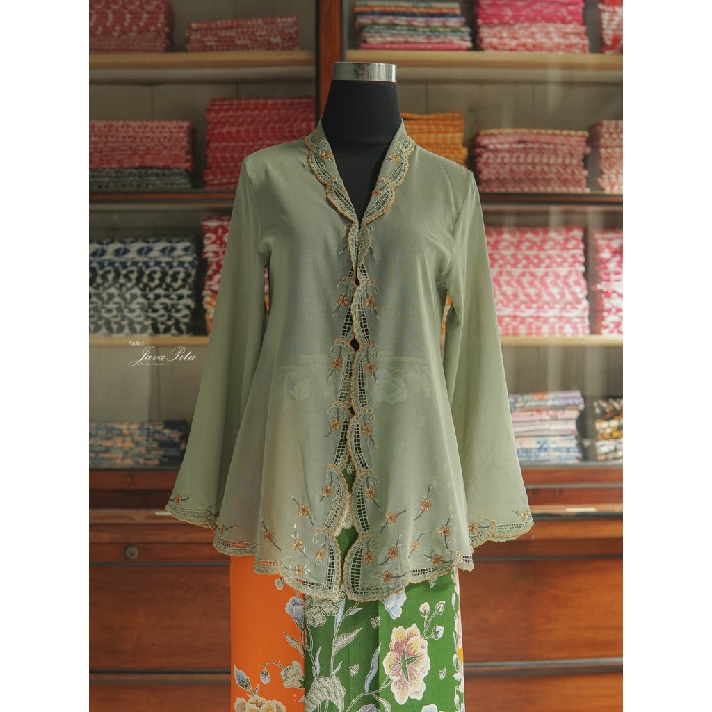 JavaPitu - Yellow Sage Flower Role Play Kebaya - Kerancang | Shopee ...